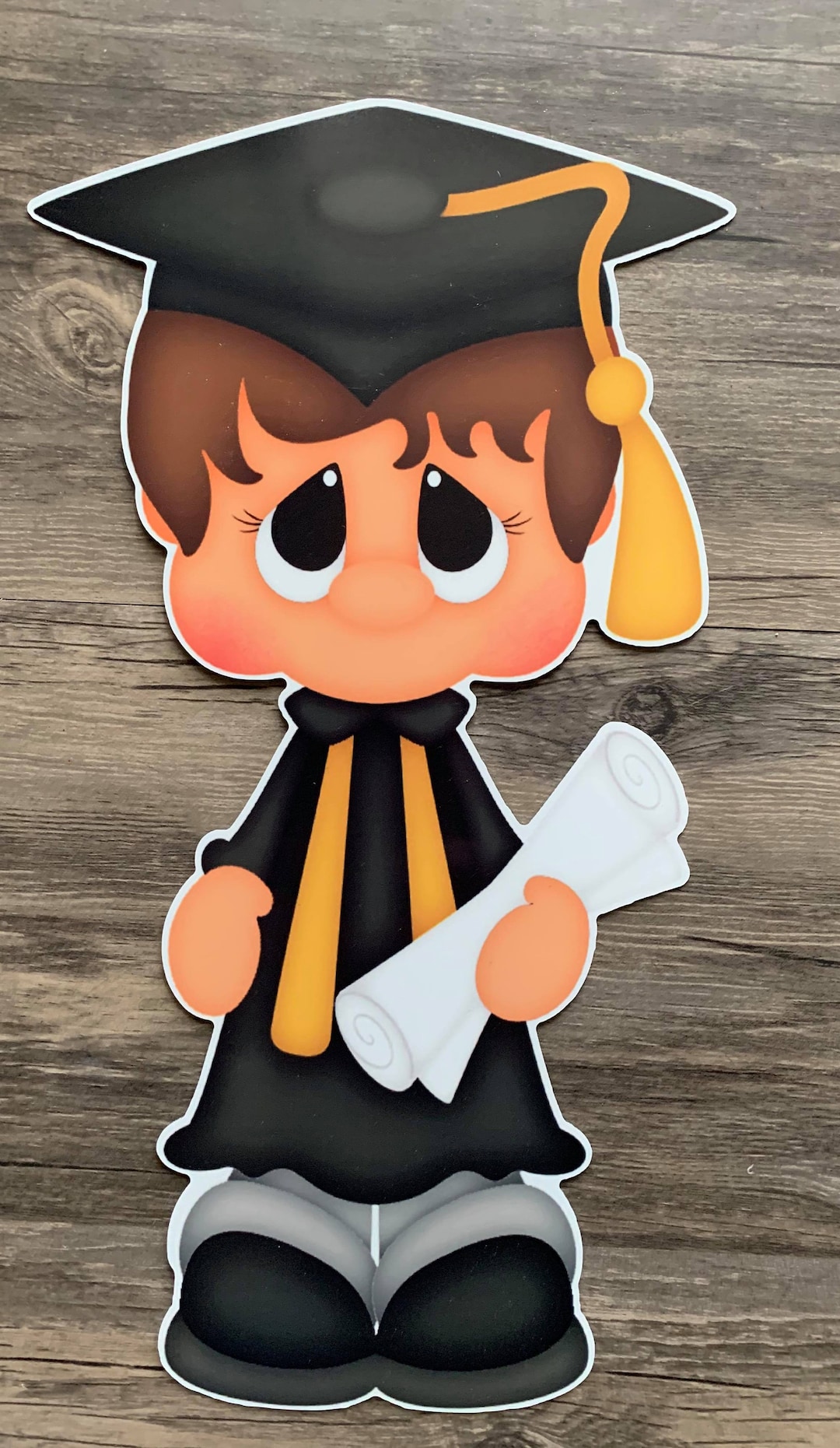 12 Graduation Boy Sign for Wreath - #86 - Metal Sign - Wreath Sign ...