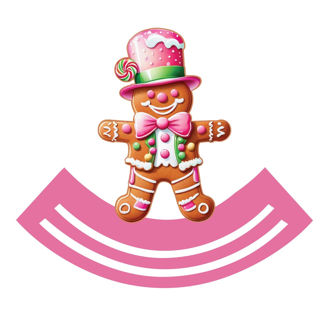 19x17" Christmas Gingerbread Candy Boy Metal/wood Backing Sign With ...