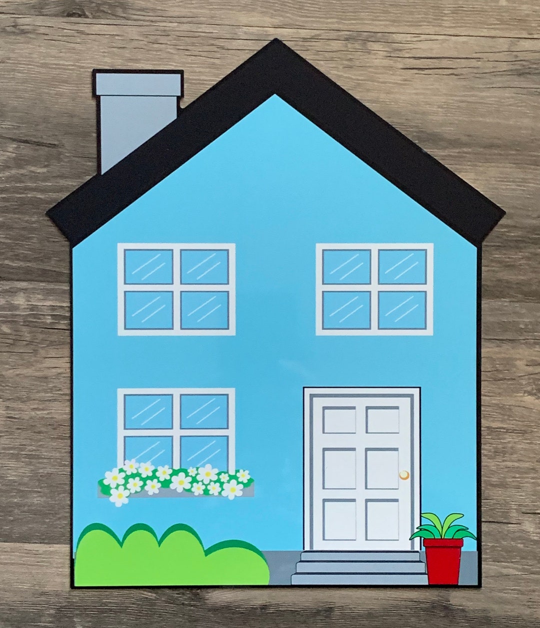 12.5x9" Summer/spring House Home Wreath Metal Sign #506, Wreath ...