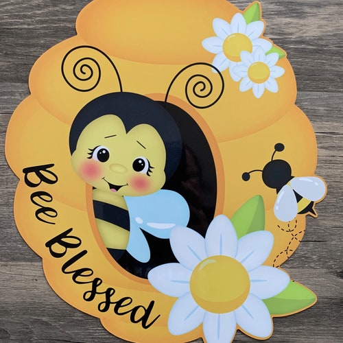 Bee Blessed_sign - Etsy