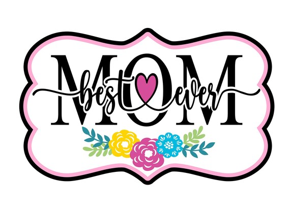 Best Mom Ever Wreath Sign 760 Metal Sign Mom Sign Wreath | Etsy