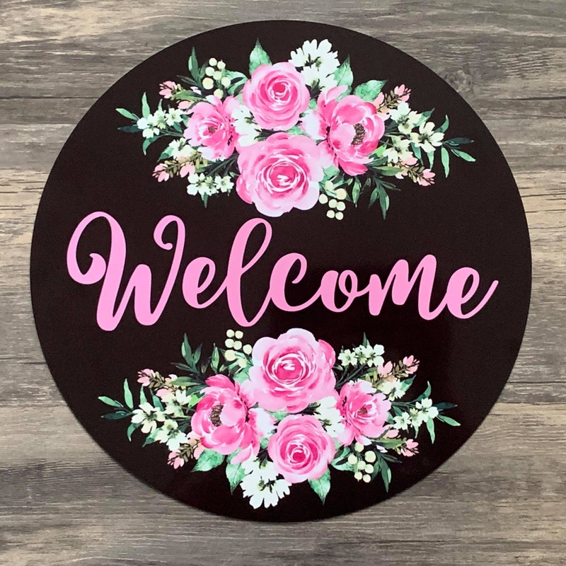 Wreath Signs Welcome - Etsy