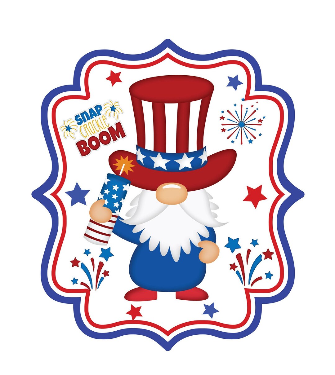 Uncle Sam Fireworks Wreath Sign #793 Metal Sign, Wreath Attachment ...