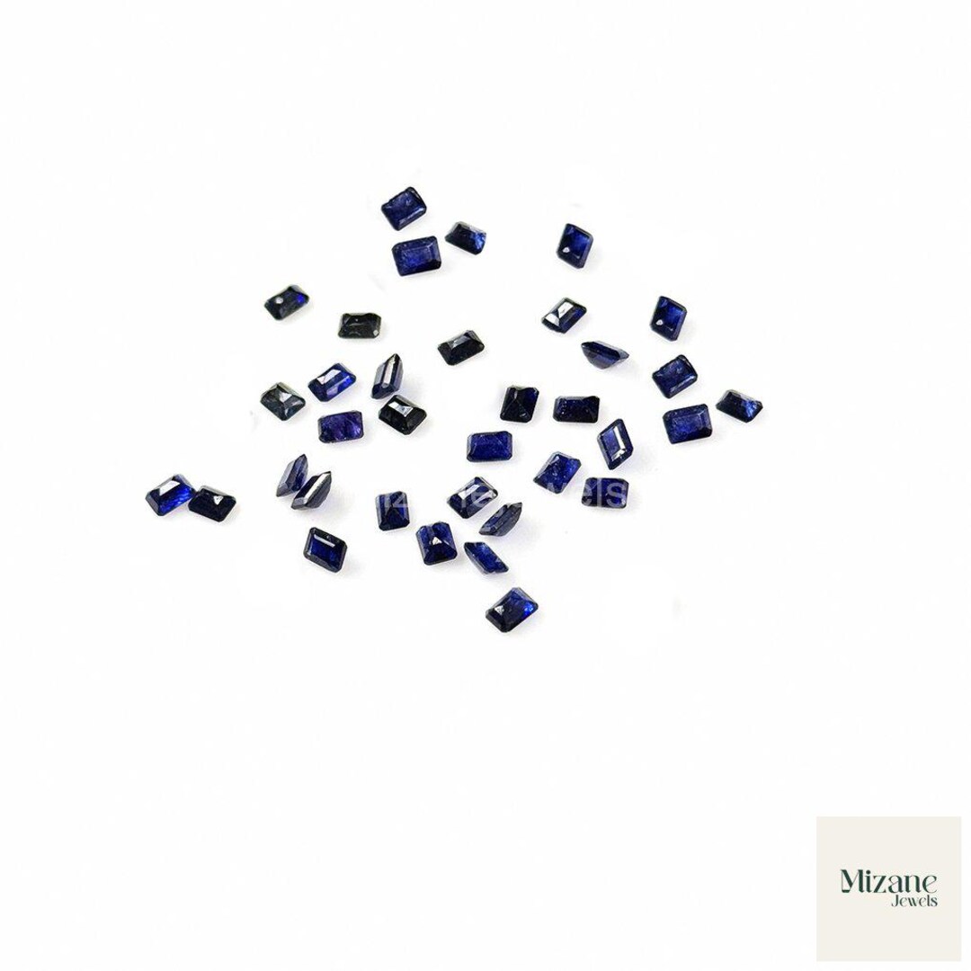 Natural Bangkok Calibrated Blue Sapphire 3x4mm & 4x5mm Octagons ...