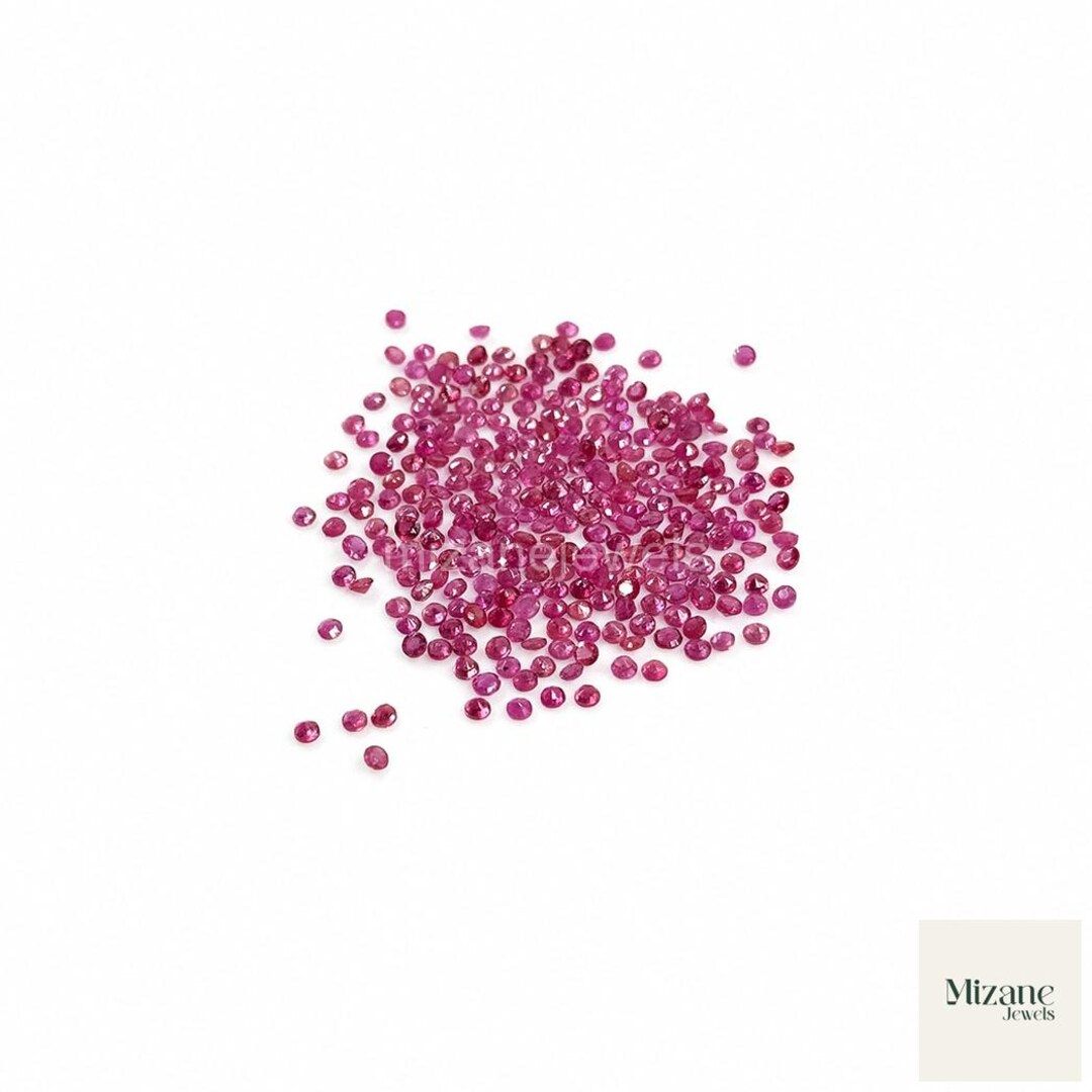 Natural Bangkok Calibrated Ruby 2mm & 2.25mm ,2.5mm Rounds, Natural ...