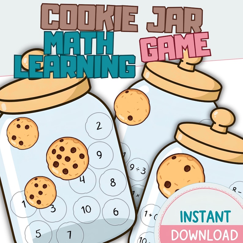 Counting Practice Printable Game, Number Recognition Activity Preschool ...