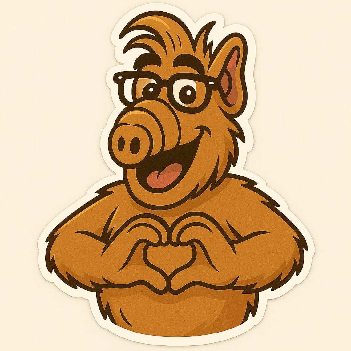 Meet the Cutest Stickers of the 80s Favorite Character ALF in a New - Etsy