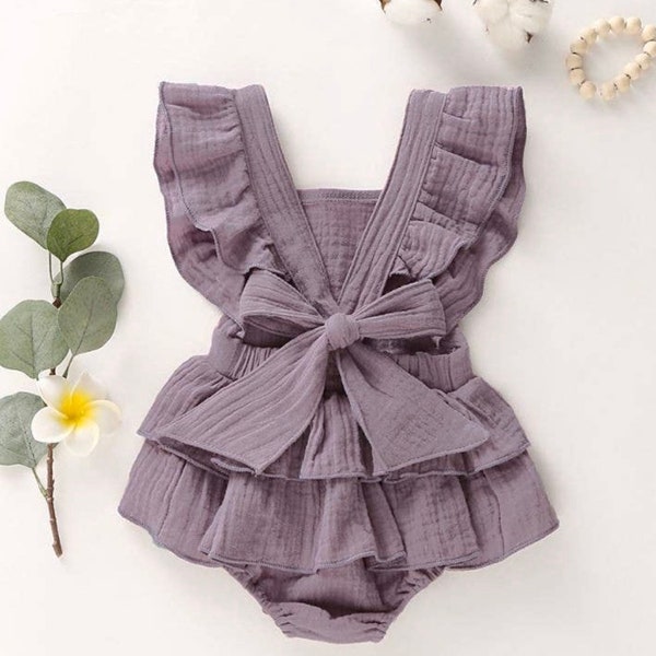 Ruffle Butt Romper - Etsy