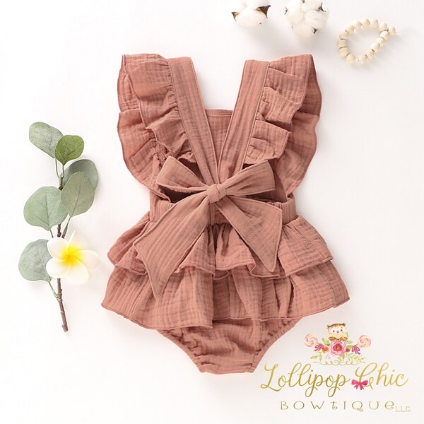 Ruffle Butt Romper - Etsy