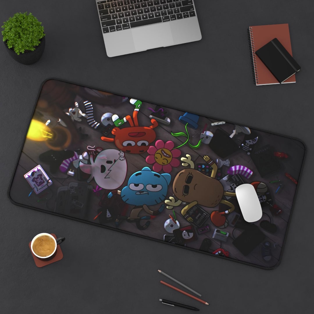 Amazing World of Gumball Desk Mat | Colorful Office Accessories | Gamer ...