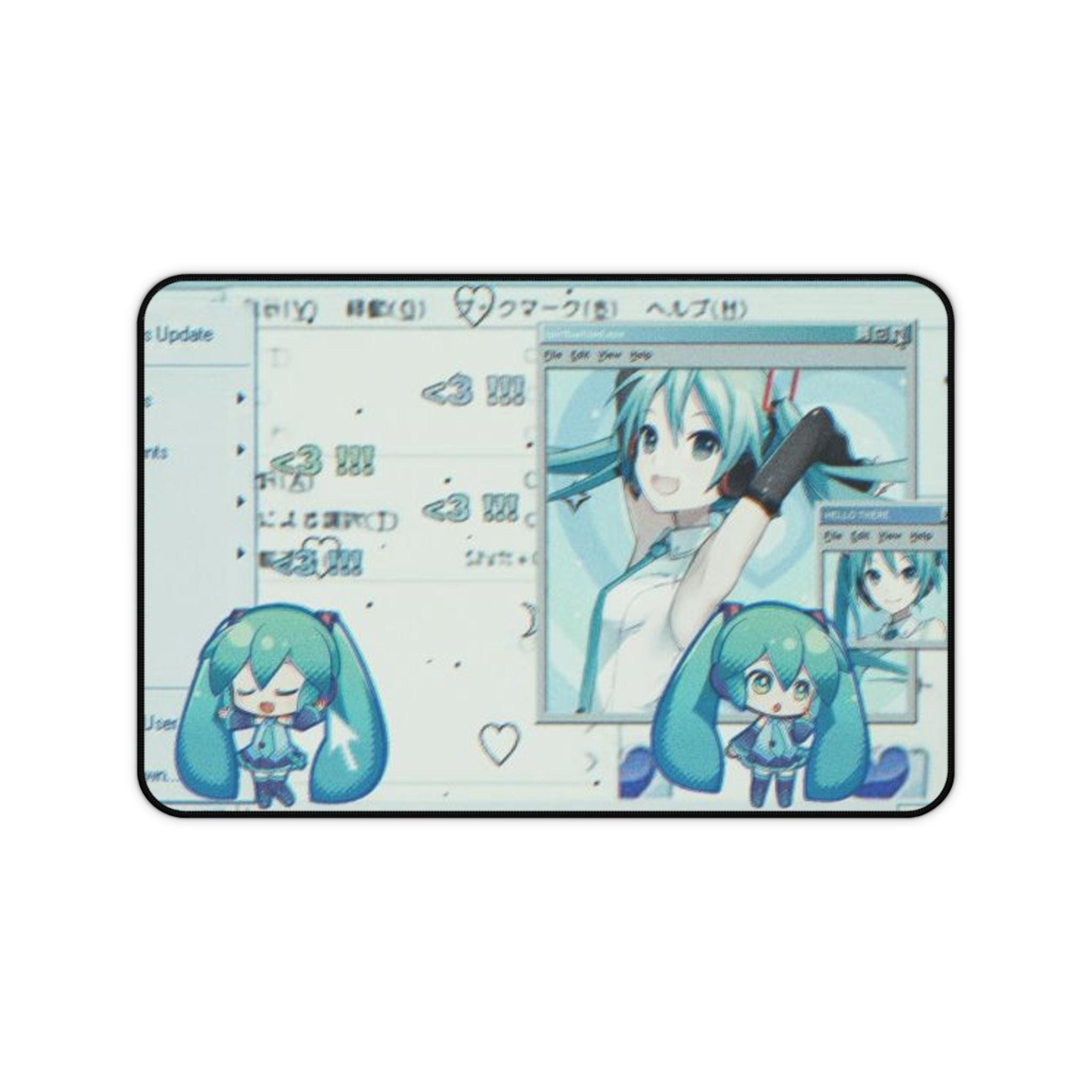 Hatsune Miku Desk Mat | Cute Desk Accessory | Gamer Gift | Home Office ...