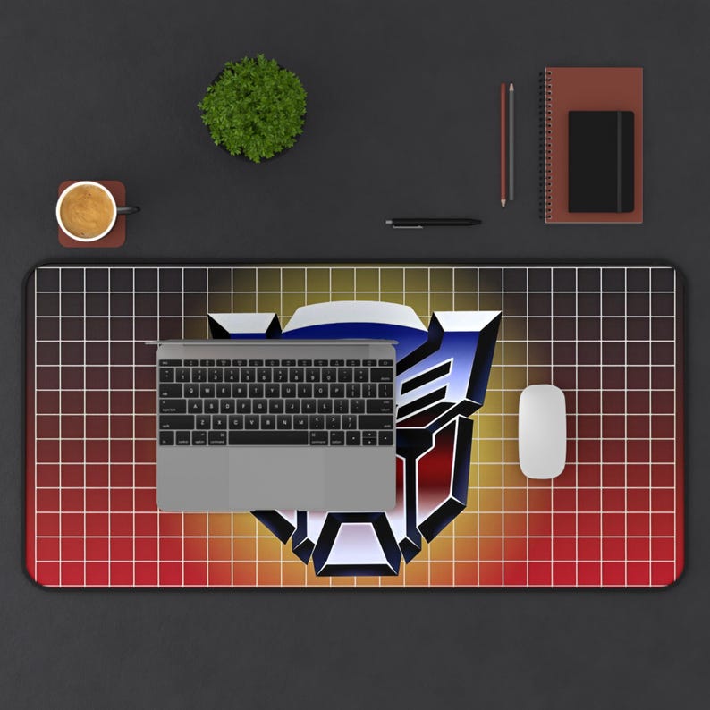Vibrant Transformers Autobots Desk Mat | Gaming Mouse Pad | Office ...