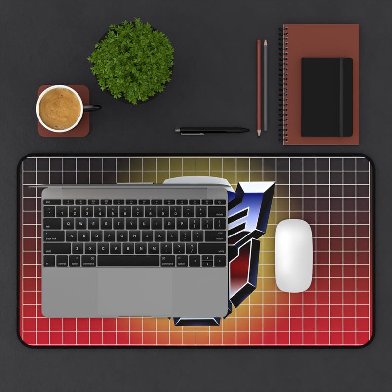 Vibrant Transformers Autobots Desk Mat | Gaming Mouse Pad | Office ...
