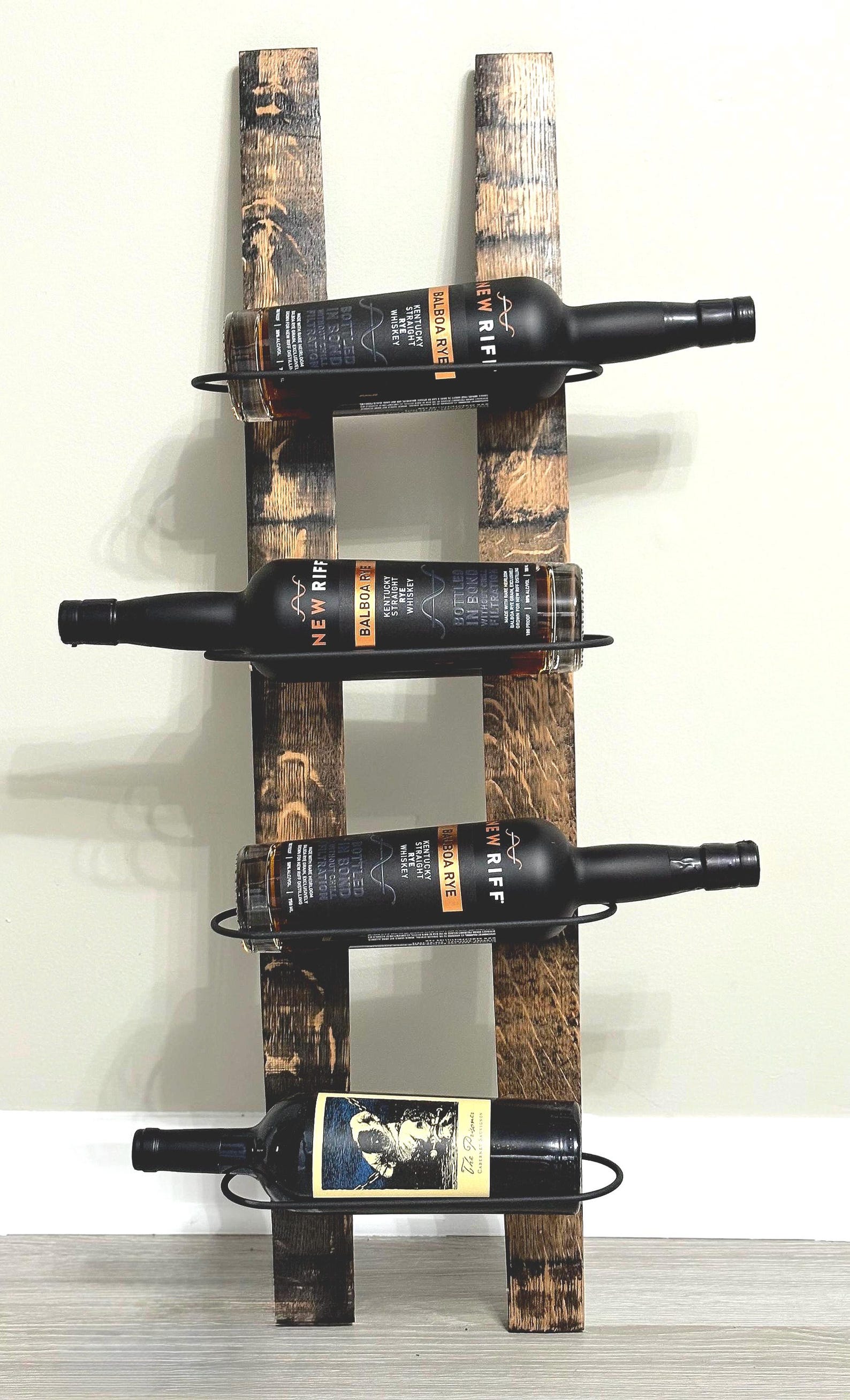 Wood Stave Wine Rack - Etsy