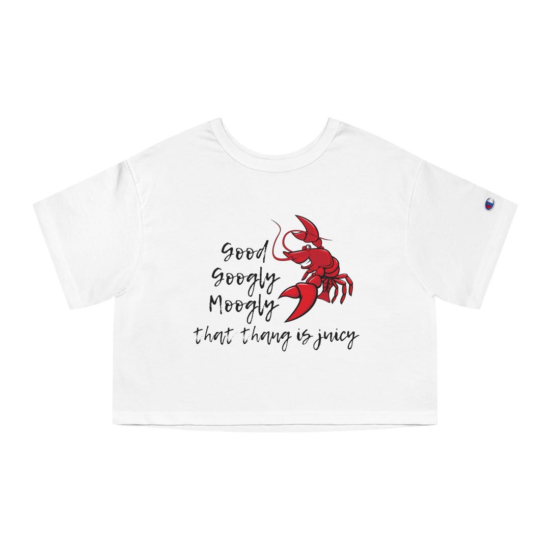 Good Googly Moogly Crawfish Cropped T-shirt - Etsy