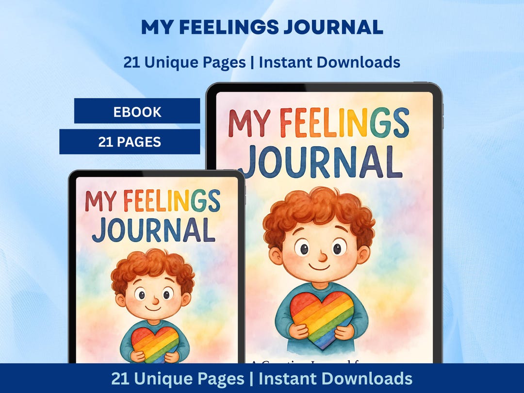 My Feelings Journal | Printable Emotion Tracker for Kids & Teens ...