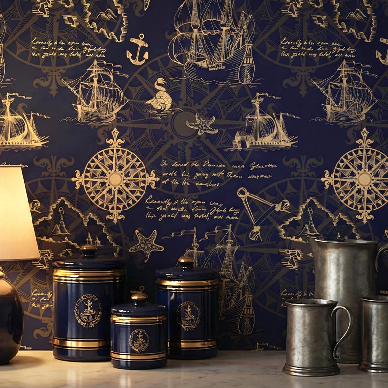 Globe Wallpaper Nursery - Etsy