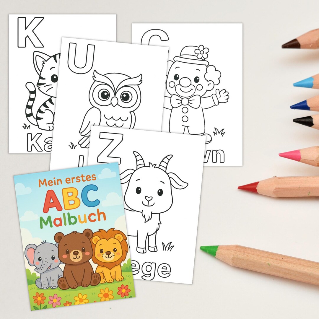 My First ABC Coloring Book – Coloring Book for Children (PDF Download ...