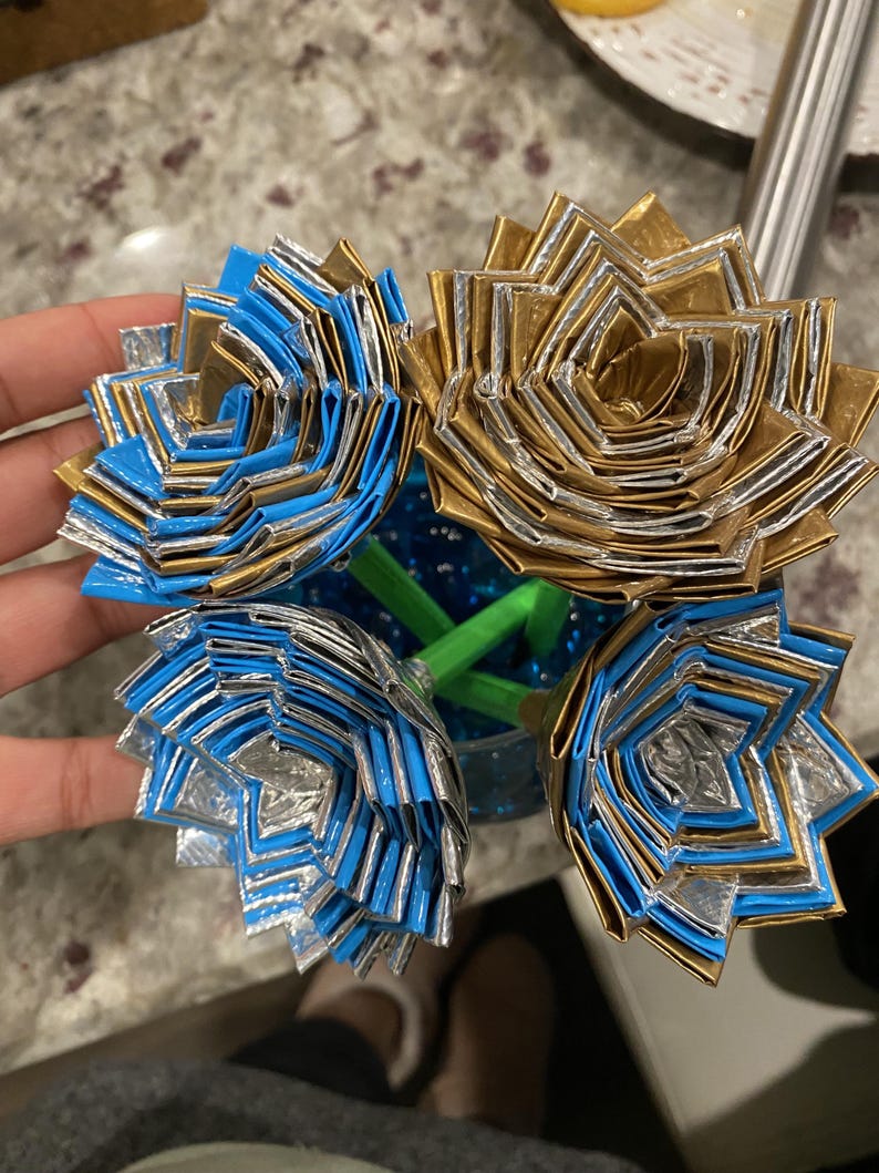 Duct Tape Flowers - Etsy