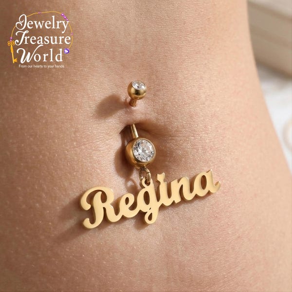 Belly Piercing With Belly Chains - Etsy