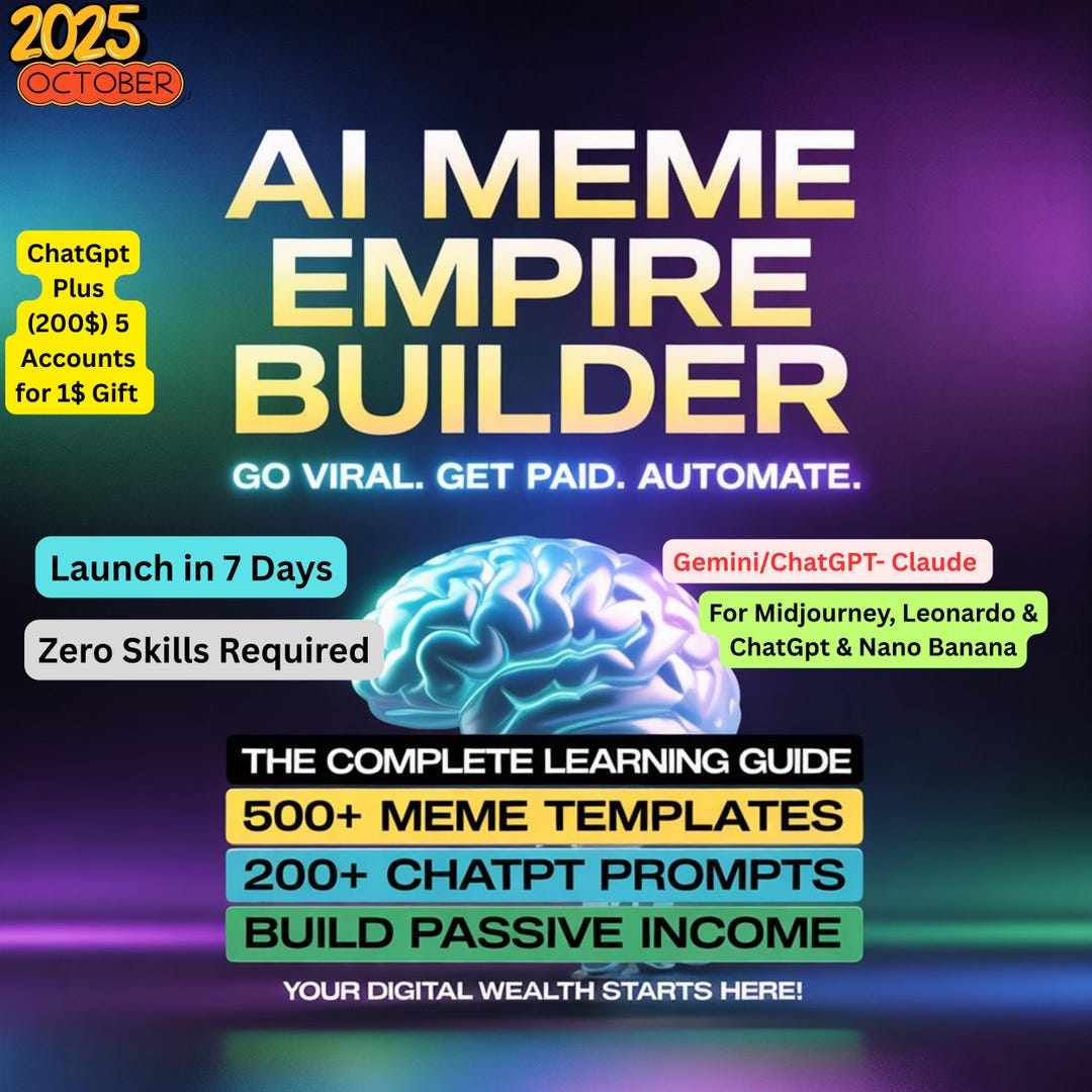 AI Meme Empire Builder: the Complete System to Go Viral & Monetize ...