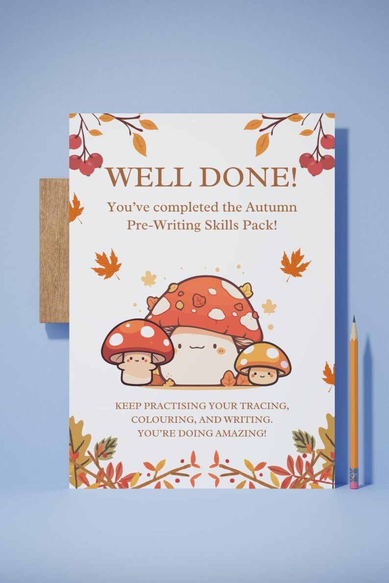 Autumn Tracing Worksheets: Fine Motor Skills Activity Pack (digital ...