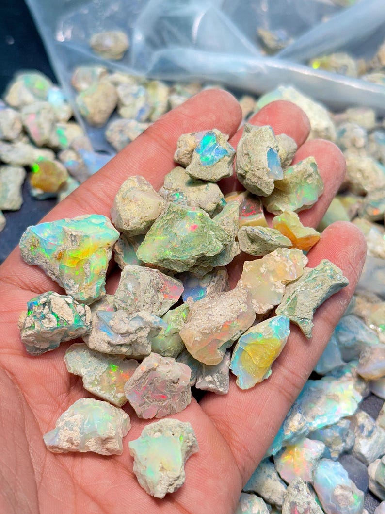 5000 Carat Natural Ethiopian Fire Opal Rough for Jewelry Making - Etsy ...