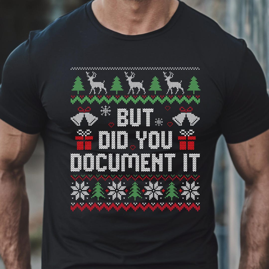 But Did You Document It PNG, Funny Programmer Ugly Christmas Sweater ...
