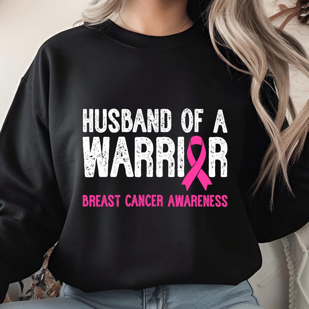 Husband of a Warrior PNG, Breast Cancer Awareness Ribbon Design ...