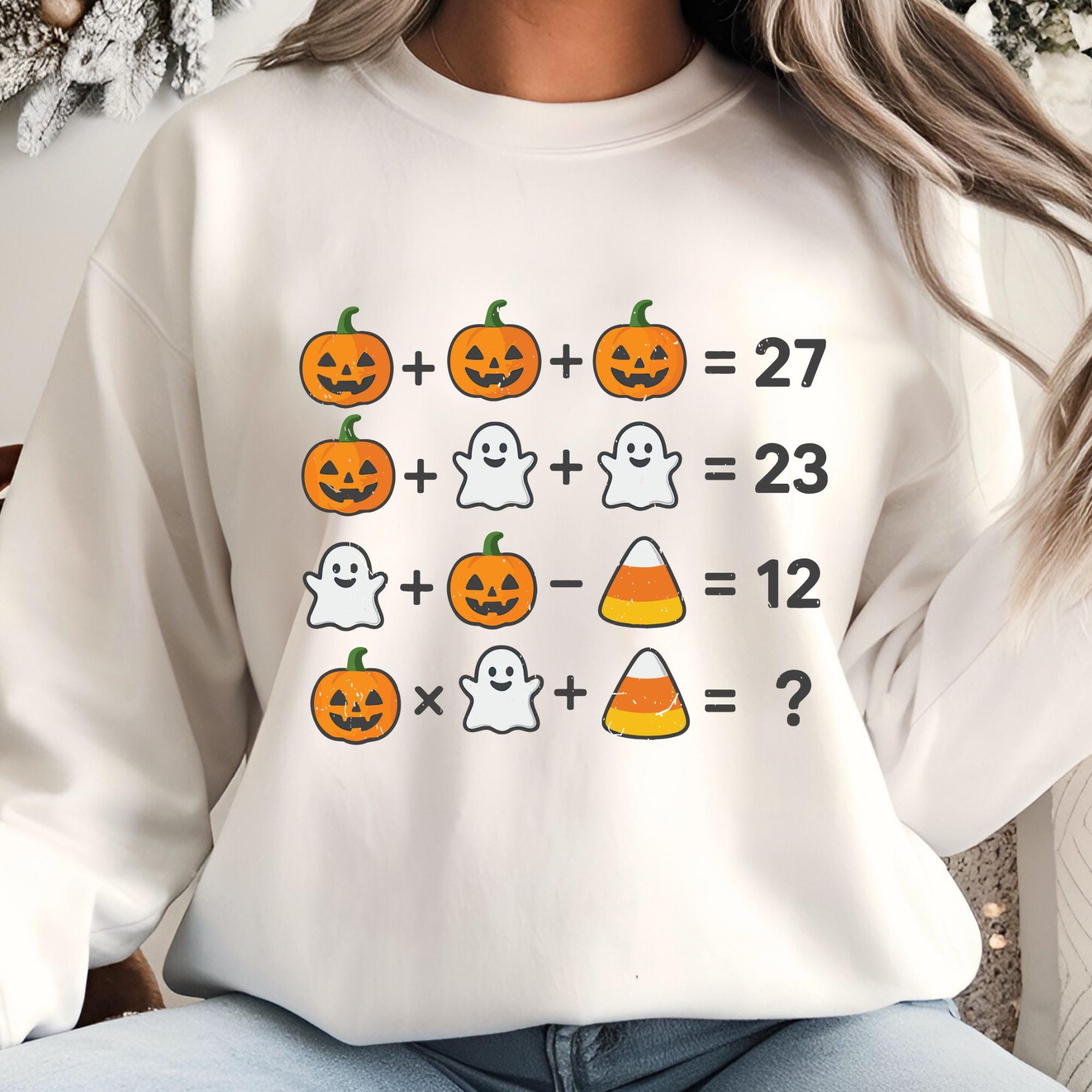 Halloween Math Equation Design PNG, Pumpkin Ghost Candy Corn Graphics ...
