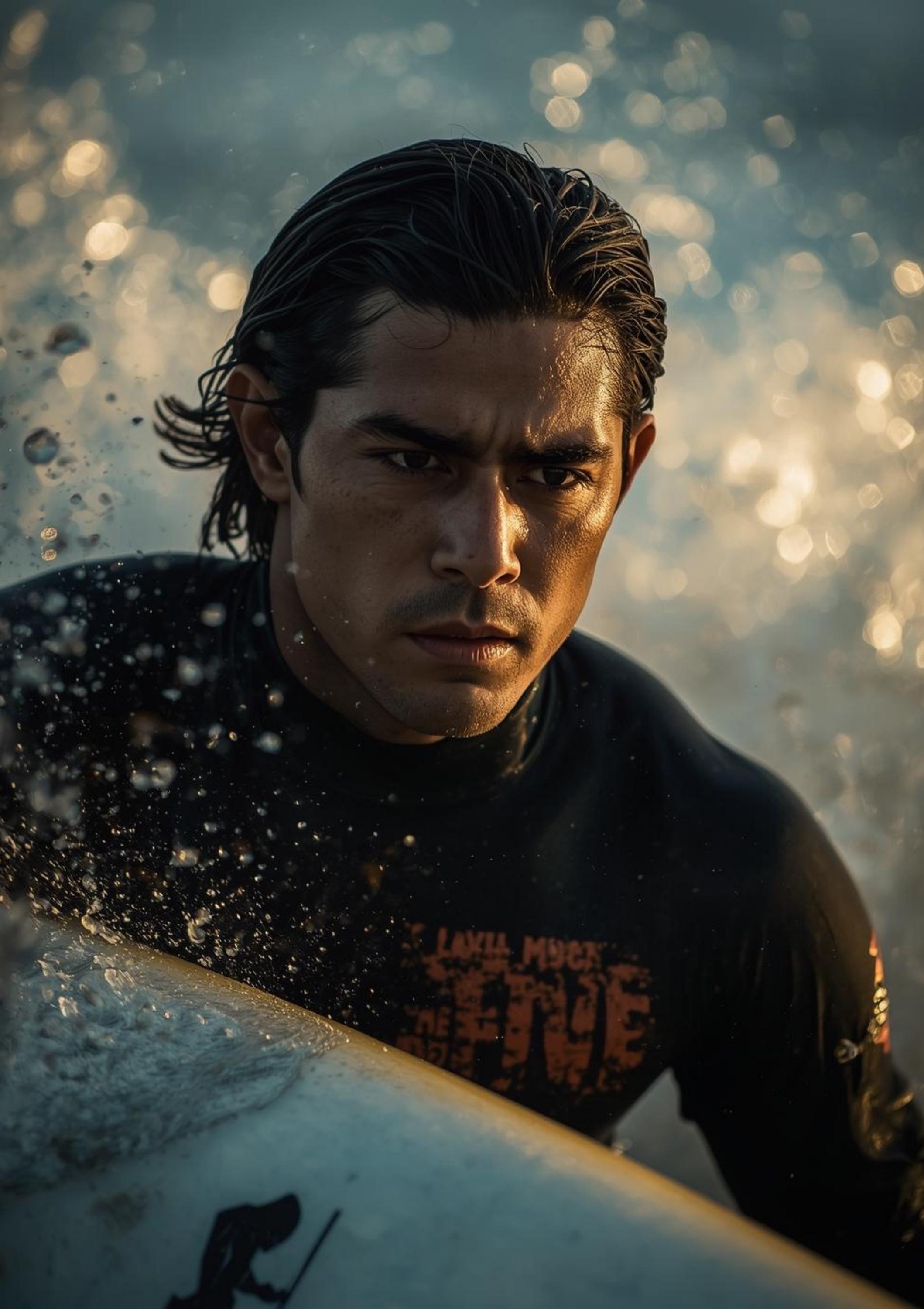 Surf Vibe 3 | Male Surfer Art Print | Colour Photography (digital ...