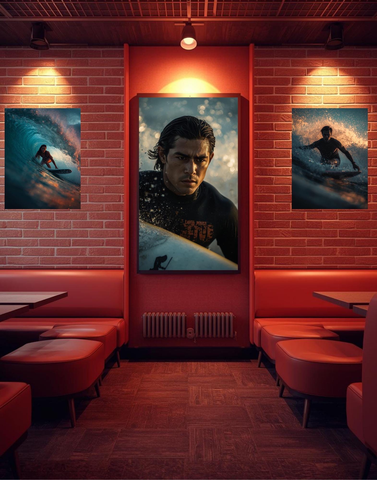 Surf Vibe 3 | Male Surfer Art Print | Colour Photography (digital ...