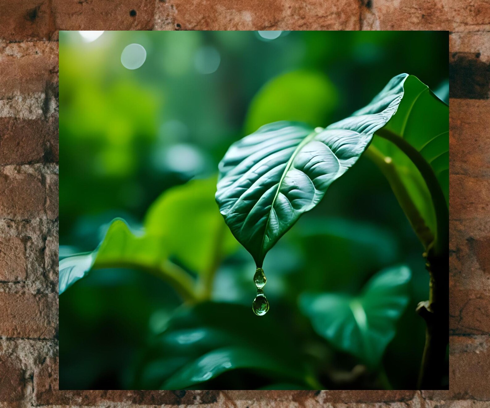 Rainforest Leaf Macro Photography Print: Tropical Wall Art (PDF ...