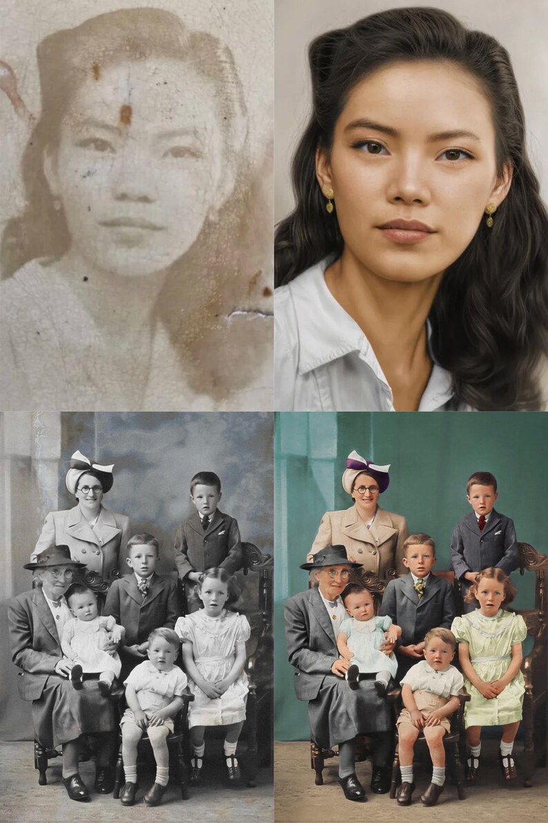 Same Day Photo Restoration Service - Colorize Old Photos, Repair ...