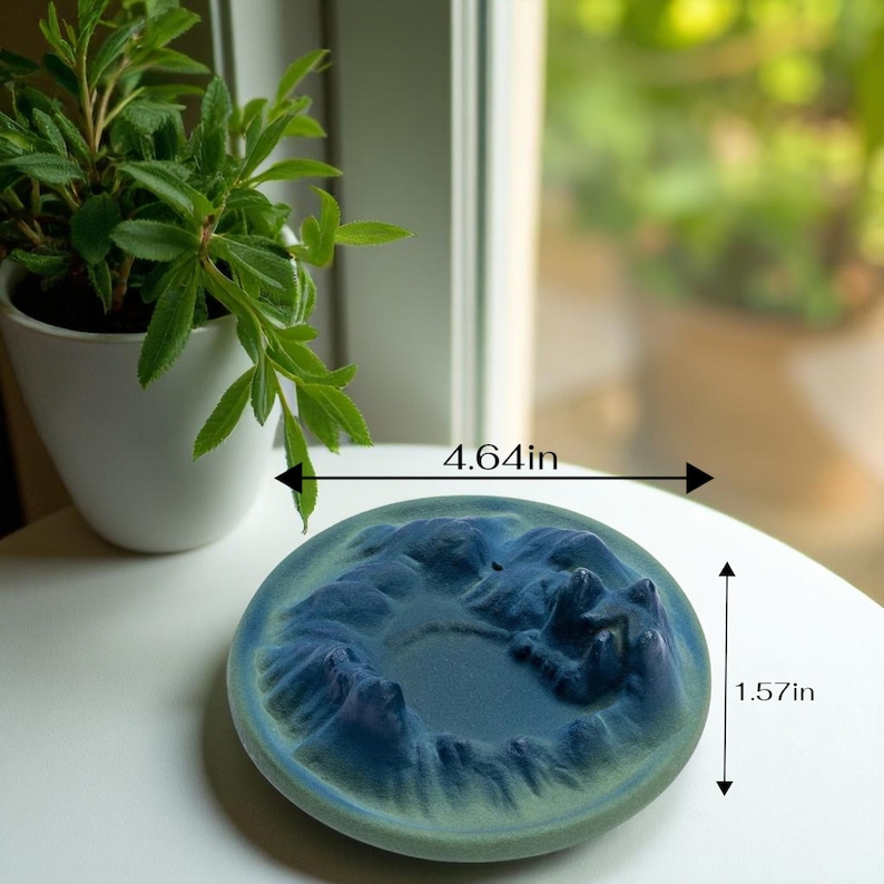 Bruciatore di incenso in ceramica a riflusso, porta incenso Zen antico ...