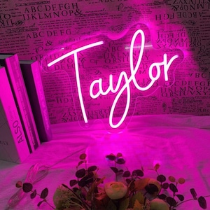 Custom Name Signs, Name Neon Sign for Kids, Kid Room Decor, Birthday ...