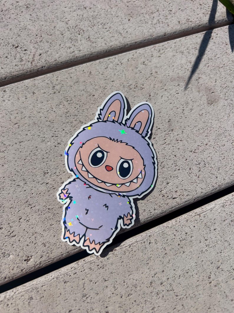Purple Labubu Sticker - Etsy
