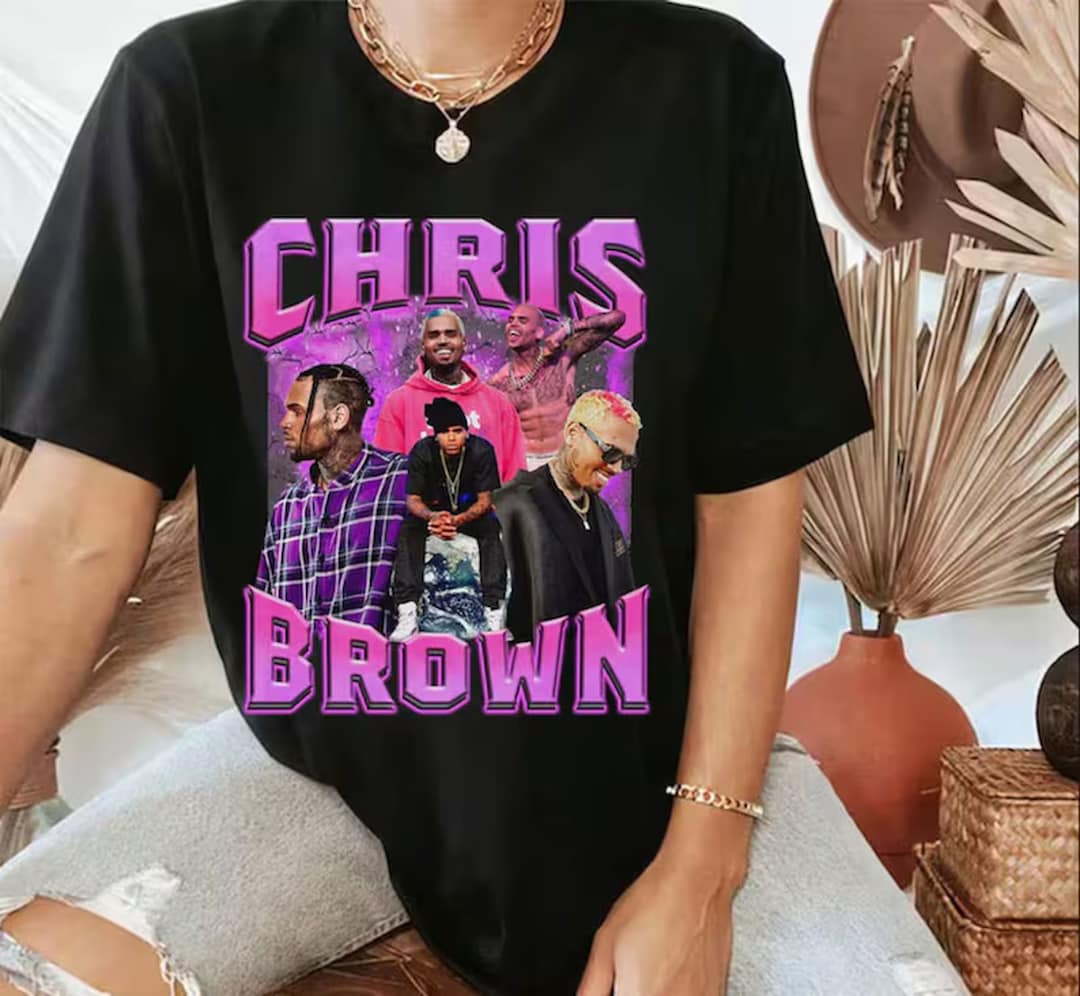 Vintage Chris Brown T-shirt, Chris Brown Tee, Bootleg Hip Hop Shirt ...