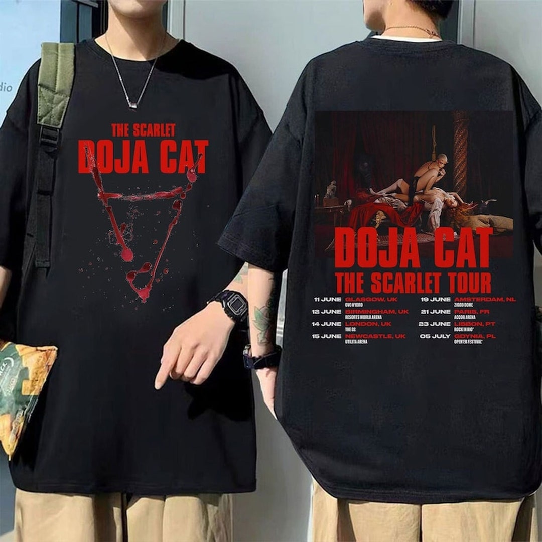 Doja Cat the Scarlet Tour 2024 Shirt, Doja 2 Sides Tour Shirt, Doja Cat ...