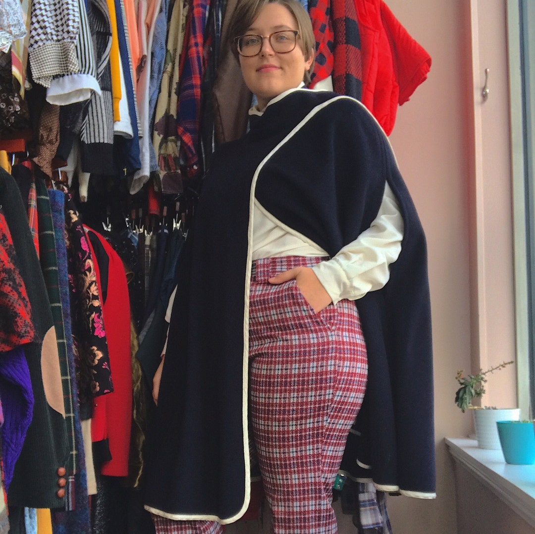 Navy Blue Cape - Etsy