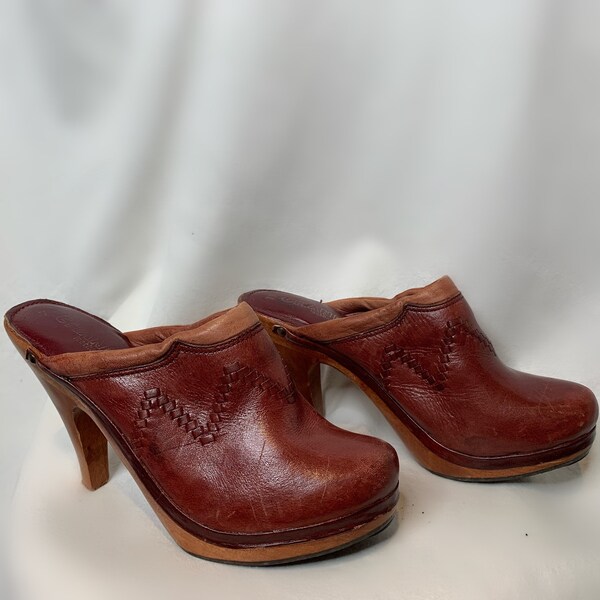 Brown Mules - Etsy