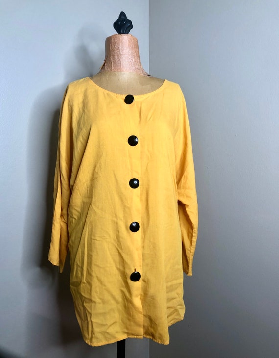 Retro Yellow Tunic - Mustard - Gem