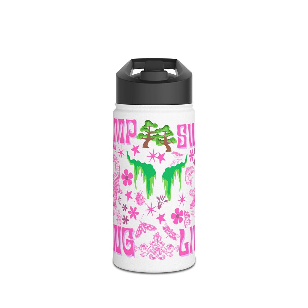 Swamp Living Vibrant Stainless Steel Water Bottle, Eco-friendly ...