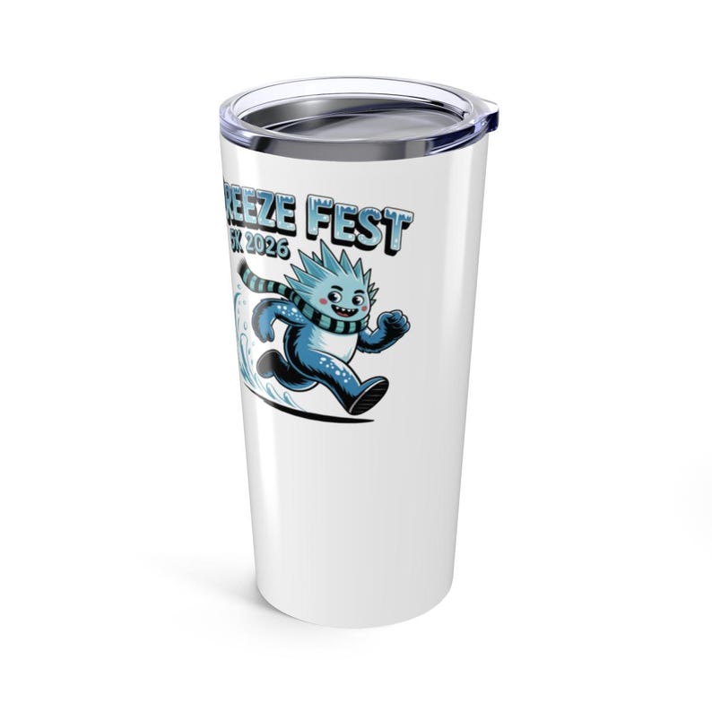 Freeze Fest 5K Tumbler, 2026 Race Gift, Running Event, Marathon, Sports ...