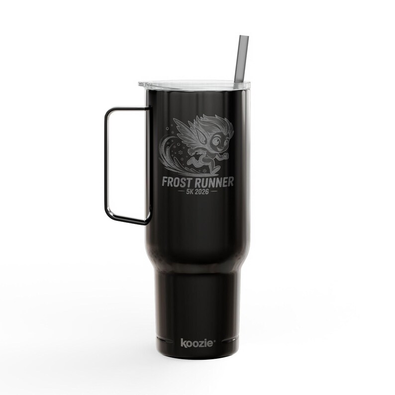 Frost Runner Tumbler, 5K Race Gift, Marathon Event, Cute Ice Fairy ...