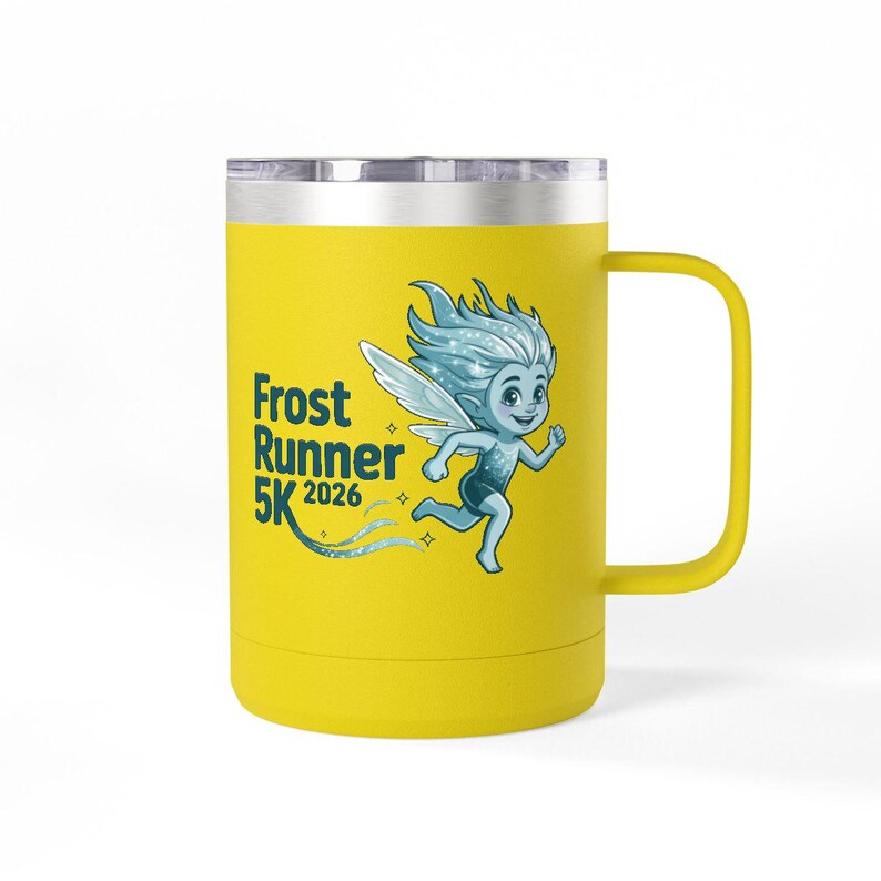 Frost Runner 5K 2026 Tumbler, Race Marathon Design, Funny Sports Gift ...