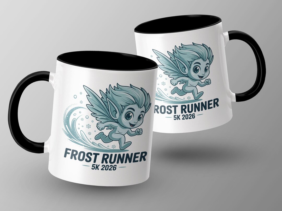 Frost Runner 5K 2026 Mug, Race Marathon, Events, Family Fun, Sports ...