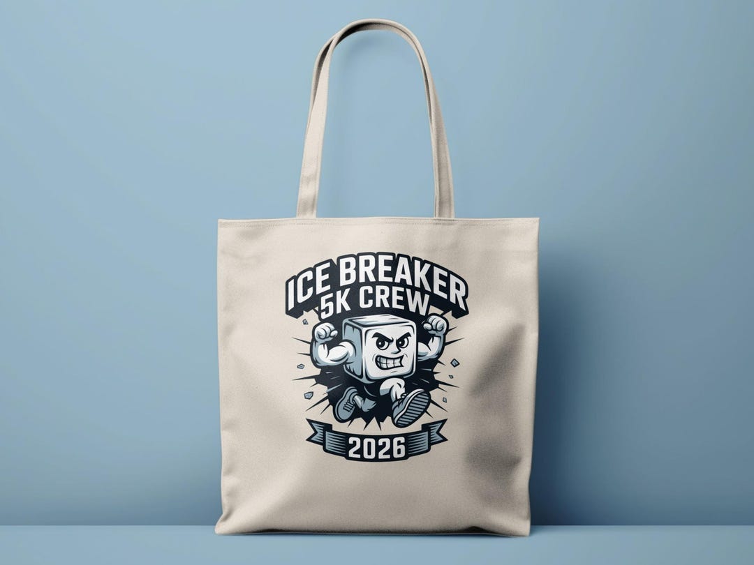Ice Breaker 5k Crew 2026, Funny Running Graphic, Marathon Design, Gift ...