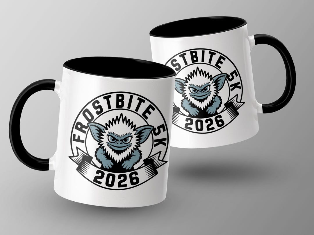 Frostbite 5K 2026 Mug, Marathon Race Mug, Funny Sports Mug, Running ...