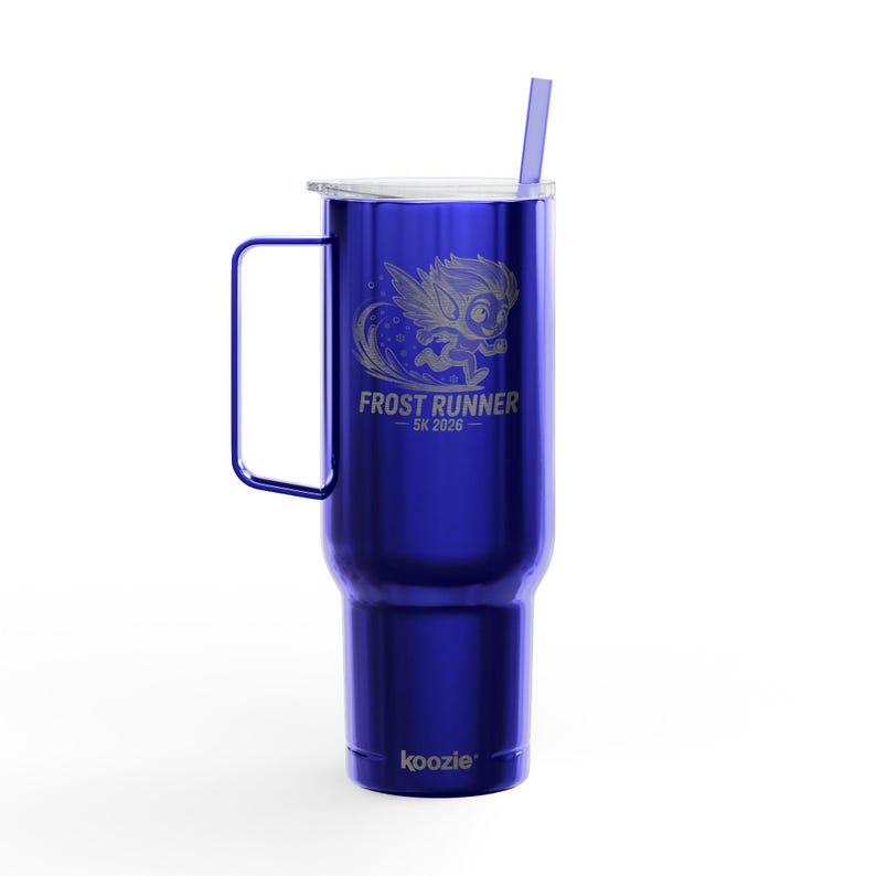 Frost Runner Tumbler, 5K Race Gift, Marathon Event, Cute Ice Fairy ...